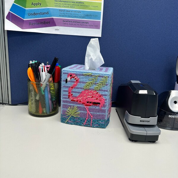 Easter Cross Tissue Box Cover / Rose Cross Tissue Box Cover / Easter ...