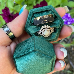 Vintage Estate 14k Yellow Gold Allusion Set Diamond Swirl | Etsy