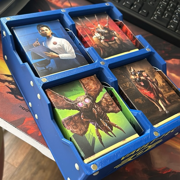 The Vault-deck XL! Fallout Deck Box | Holds Over 400 Double Sleeved ...