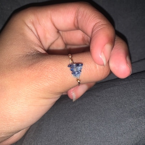 Custom Crystal Ring Handmade With Real Crystals you Choose - Etsy