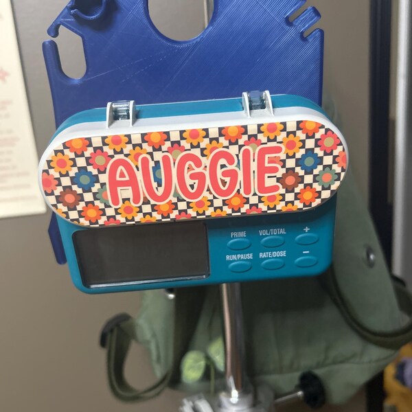 Toys Feeding Pump Door Stickers CHOOSE Pattern Add Name Feeding Tube G ...