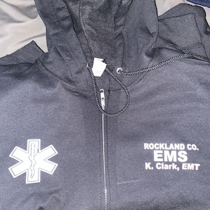 Personalized EMS EMT stars and Stripes With | Etsy