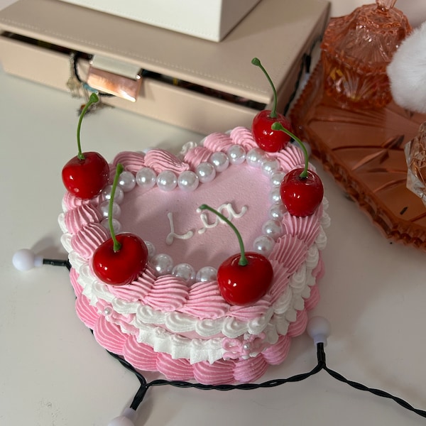 Cherry Cake Jewellery Box Trinket Box - Etsy