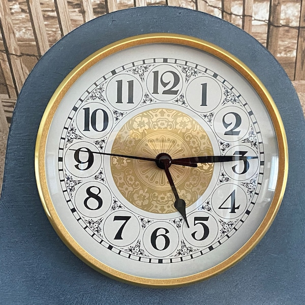 6" Quartz Clock Insert Fit up Movement Dial 152 Mm Fancy White Dial ...