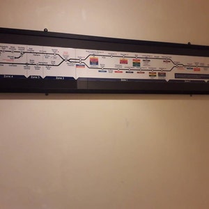 London Underground Piccadilly Line Diagram Tube Map Art Print Poster - Etsy