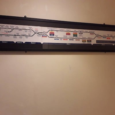 London Underground Piccadilly Line Diagram Tube Map Art Print Poster - Etsy