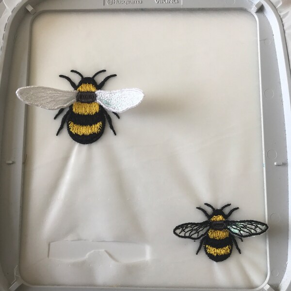Bee Brooch FSL Machine Embroidery Design Digital Embroidery Pattern ...