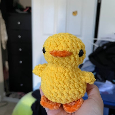 Pocket Duckling Crochet Pattern Good Luck Duck Amigurumi Tutorial ...