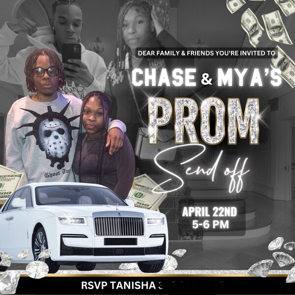 Prom Send off Flyer | Prom Send off Invitation | Prom Night Event ...
