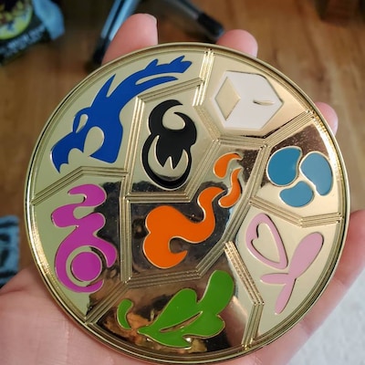 Complete 18 Gym Badges Paldea Scarlet & Violet Exclusively - Etsy