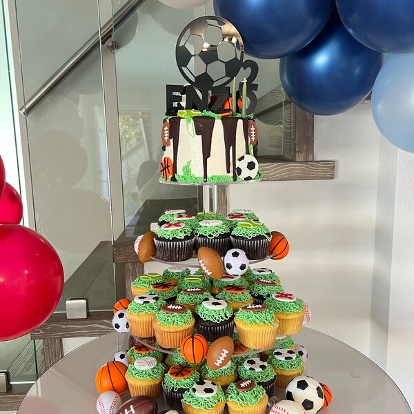 Soccer Cake Topper, Soccer Player, Soccer Birthday Party, Goalkeeper ...
