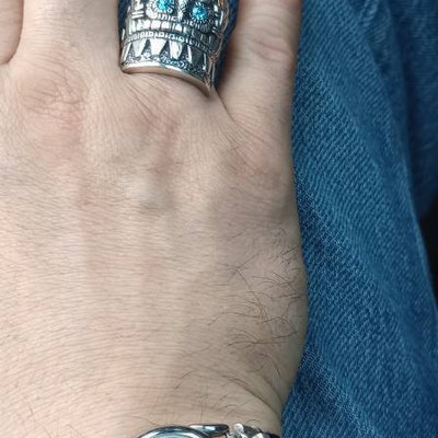 Quetzalcoatl Aztec Kukulkan Mayan Ring Solid Silver 925 / Azteca Maya ...