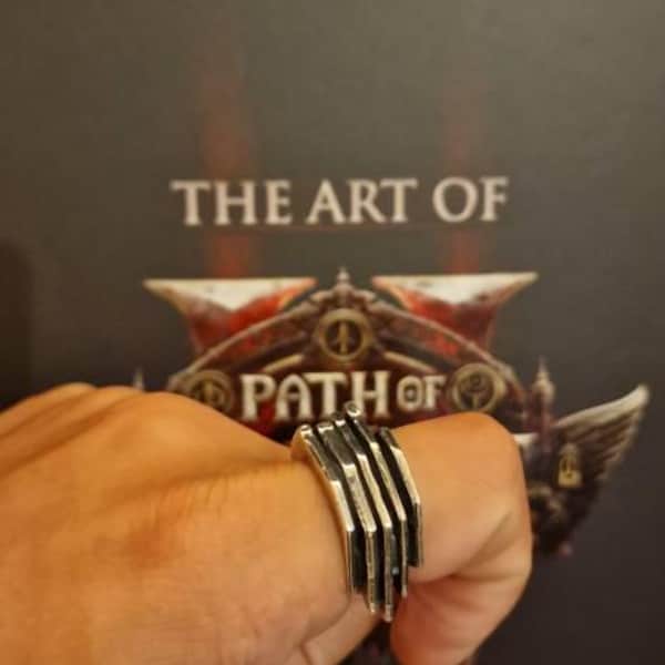 Rusted Square Signet Ring – Unique Sterling Silver Ring for Men ...