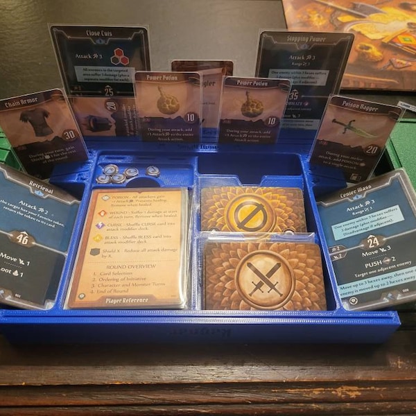 Gloomhaven Player Dashboard and Storage Box | Gloomhaven Board Game ...