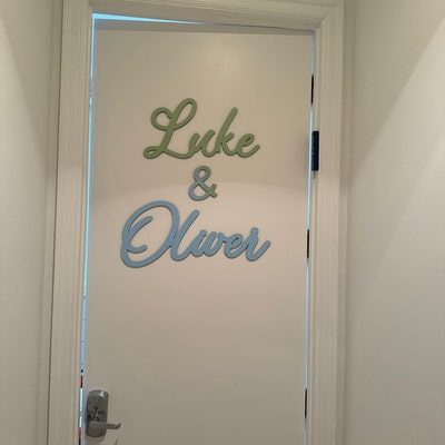 Cute Wooden Sign With Custom Name Personalized Letters With Star, Baby ...