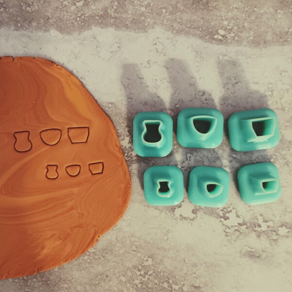 Mini Micro Leaf Set Clay Cutters Polymer Clay Floral Making Tool