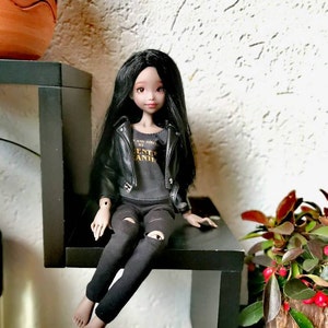 BJD MSD Clothes 1/4 Black Goth Dress for Minifee Girl - Etsy