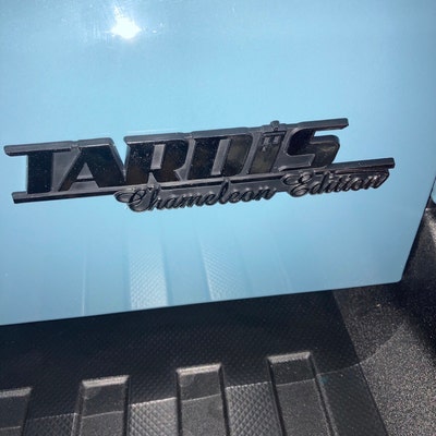 TARDIS Chameleon Edition Dr Who Car Emblem Chrome Plastic - Etsy
