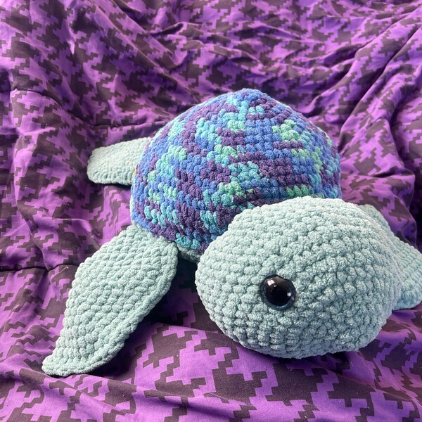 Crochet Jumbo Turtle human Size Pattern PDF Download Extra Large ...