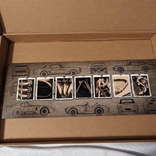 Vintage Car Name Art | Personalized Gift for the Car Enthusiast | Auto ...