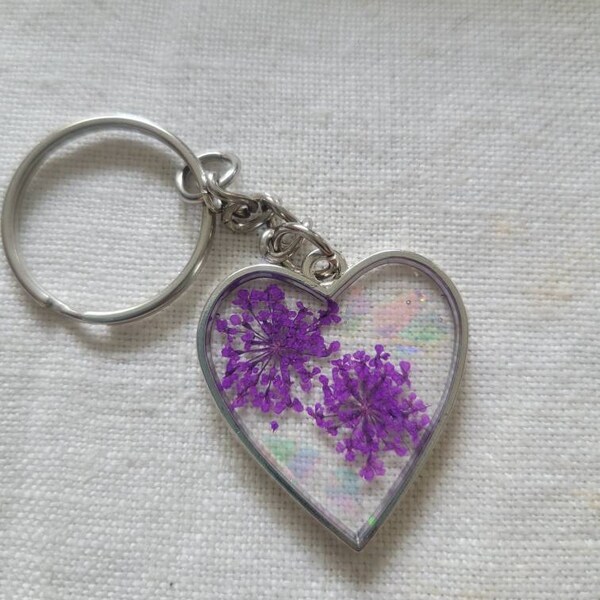 Galaxy Resin Keychain - Color Changing! Each One is Unique, One-of-a ...