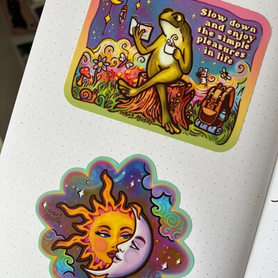 GET A LIFE // Weatherproof Outdoor & Vanlife Sticker // Vinyl - Etsy