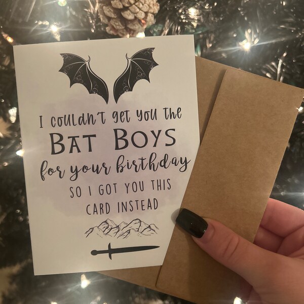 Acotar Birthday Card for Her | Bookish Gift for Her | Sister Birthday ...