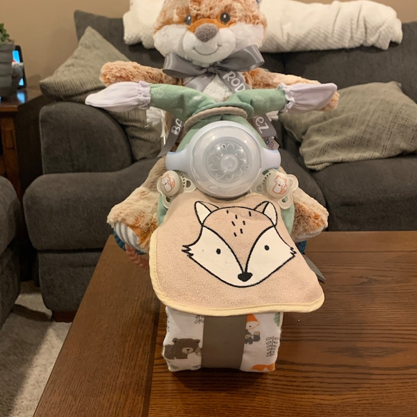 Fox Birth Stats Stuffed Animal, Personalized Plush Fox Birth ...
