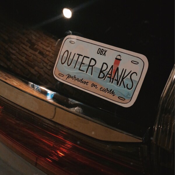 The OG Obx License Plate Sticker , ORIGINAL CREATOR, Waterproof Sticker ...
