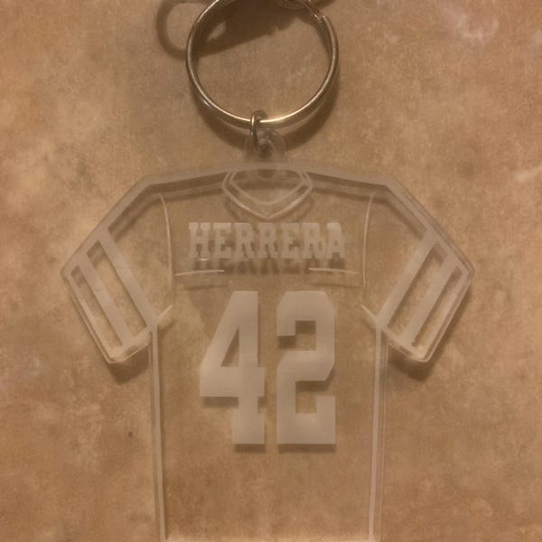 Football Team Gift, Football Personalized Keychain, Football Team Bag ...