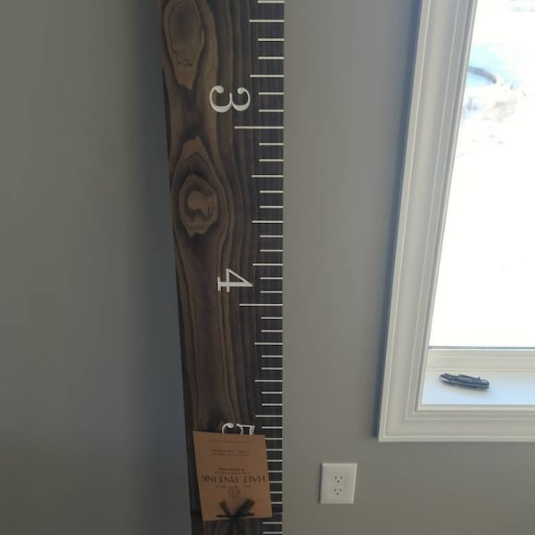 Unfinished, DIY Growth Chart, Kids Growth Chart, Measuring Stick ...
