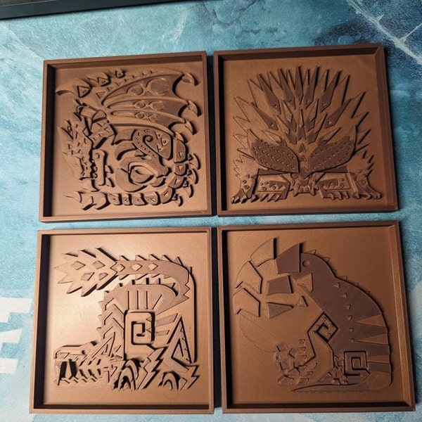 Monster Hunter Keychain - Rathalos – 3D Printed, Resin Cast - Etsy