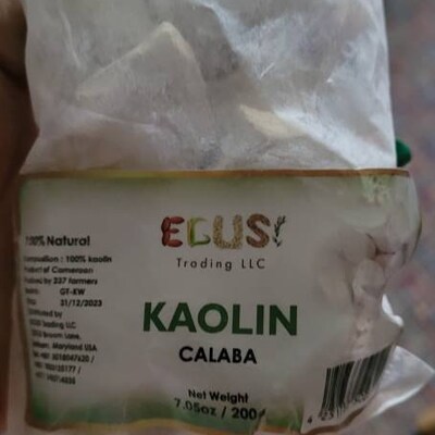 1kg Kalaba Marble Chalk Kaolin Calabar-edible Clay - Etsy