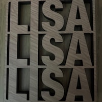 X1 Individual Highland Cow Coaster - Wooden Highland Coo Coaster ...