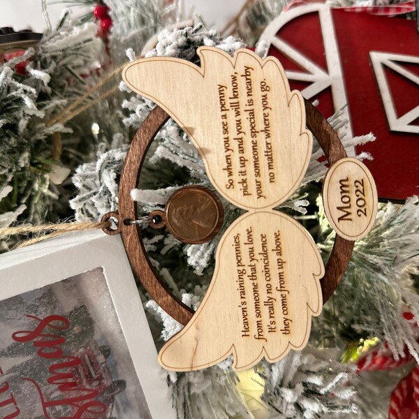 Angel Wing Ornament - Etsy