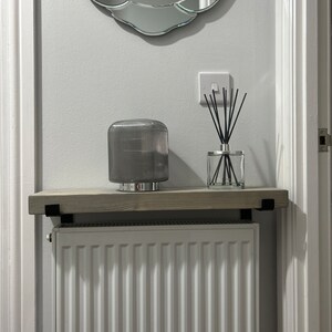 Rustic Radiator Shelf With Shelf Brackets - Etsy