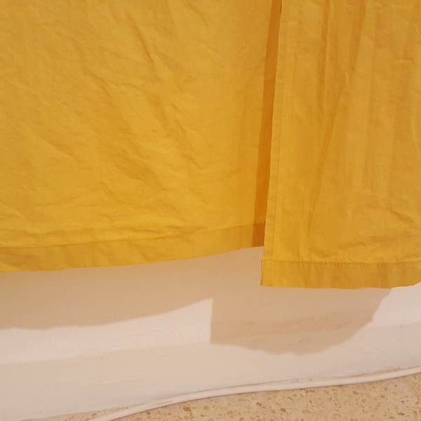 Boho Gauze Stripe Curtain for Cafe, Custom Short Window Farmhouse ...