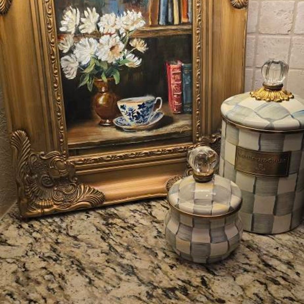 Miniature Original Oil Painting Still Life Fine Art Teacup Flowers ...