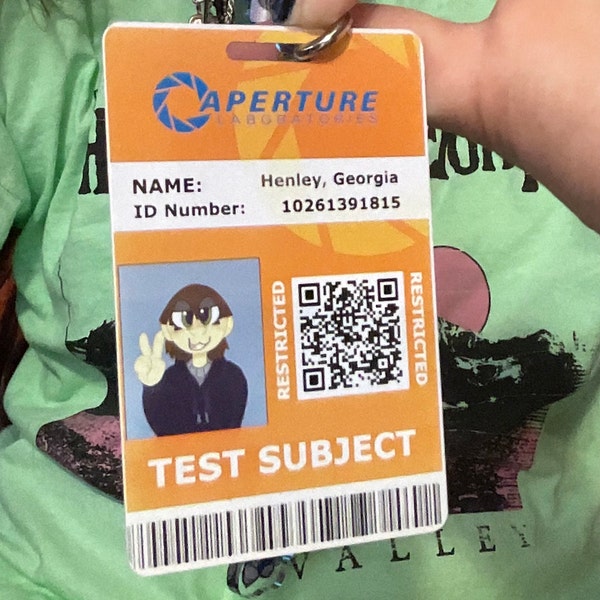 Aperture Laboratories ID Card Cosplay Prop - Etsy