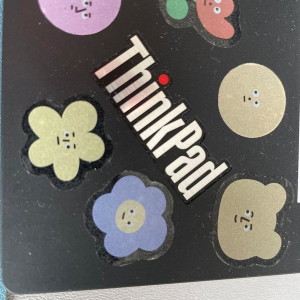 10 Hu Hu Happy Positivity Stickers - Cute Set of Dot Stickers, Kawaii ...