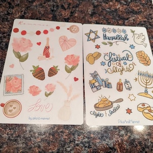 Small Wildflower Stickers Floral Bullet Journal Stickers | Etsy
