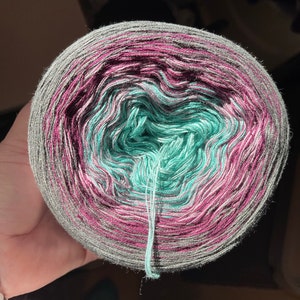 Jungle Green Glitter Yarn Dark Gradient Yarn Green Yarn | Etsy