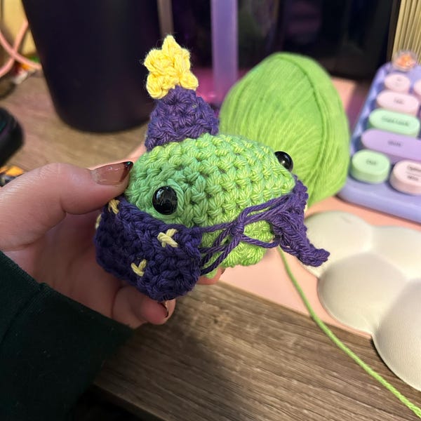 Wizard Frog Crochet Pattern / Magic Frog Crochet / US PDF Pattern ...