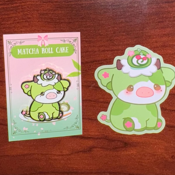 Cute Flower Cow Sticker, Rainbow Cow Sticker Set, Cow Stationary, Cute ...