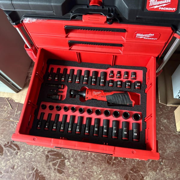FOAM INSERT to Store M12 Ratchet and Shockwave 43 Piece Socket Set in a ...