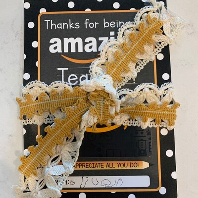 PRINTABLE Amazon Gift Card Holder, Teacher Thank You , Teacher Gift ...