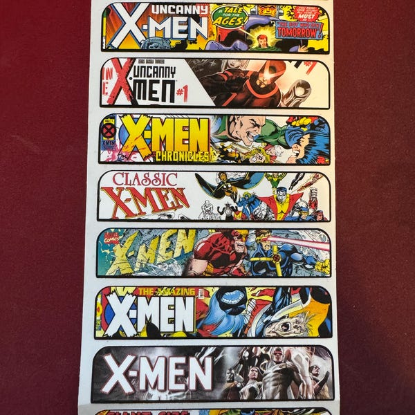 Custom Comic Books Divider Labels, Comic Labels, Comic Stickers ...