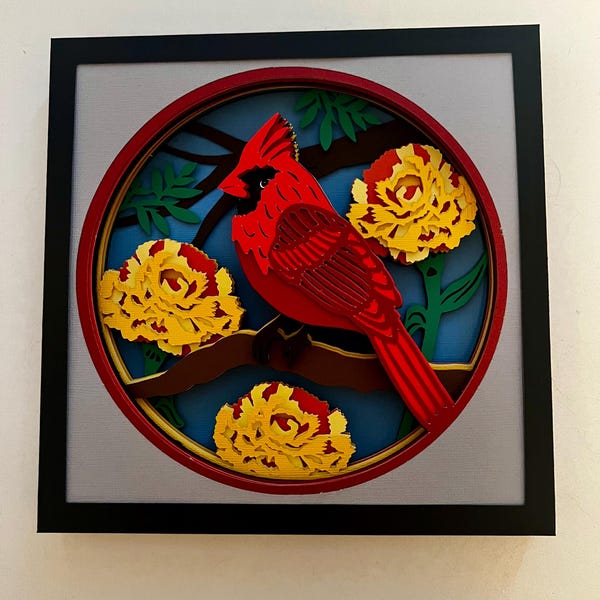 Flower Octopus Shadow Box Svg, 3d Octopus Svg, Ocean Shadow Box Svg, 3d ...