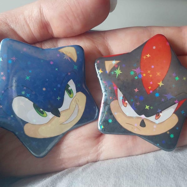 Rawr Xd Cringe but Free Star Holographic 2.5 Inches Badge - Etsy