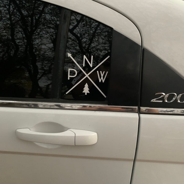 Pacific Northwest Pride Compass Vinyl Decal for Cars, Trucks & Outdoor ...